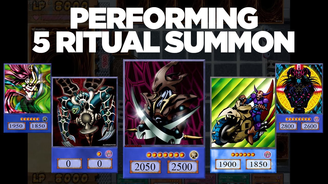 Yu-Gi-Oh! Power of Chaos - 5 RITUAL SUMMON IN ONE DUEL - YouTube
