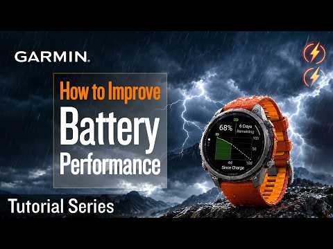 Tutorial - Garmin Smartwatches: How to Improve Battery Performance