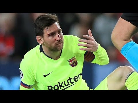Player Hunting on Lionel Messi ● 20 Horror Tackles