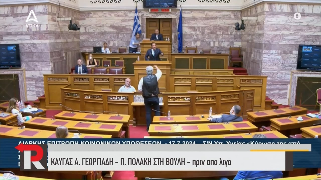 Άγριος καυγάς Π. Πολάκη & Άδ. Γεωργιάδη - Απρεπή φρασεολογία από ...