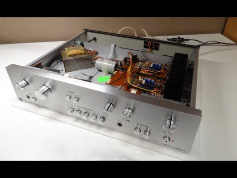 Dual CV-1100 Amplifier (1979-80') - Look Inside - YouTube