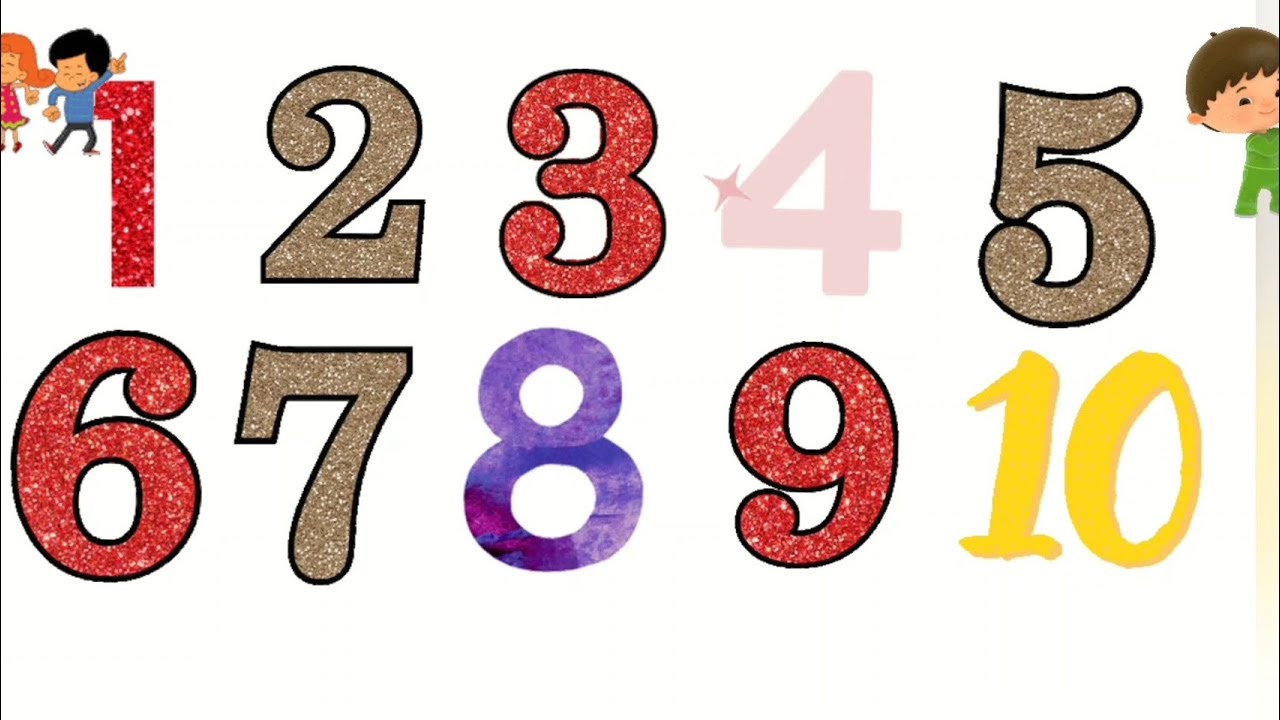 Numbers from 1 to 10/Learning numbers 1 t0 10/1 to 20 counting in ...