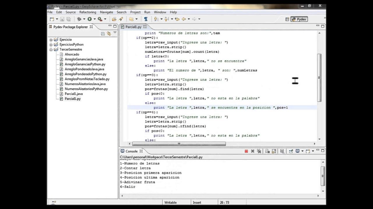 Ahorcado Python - YouTube
