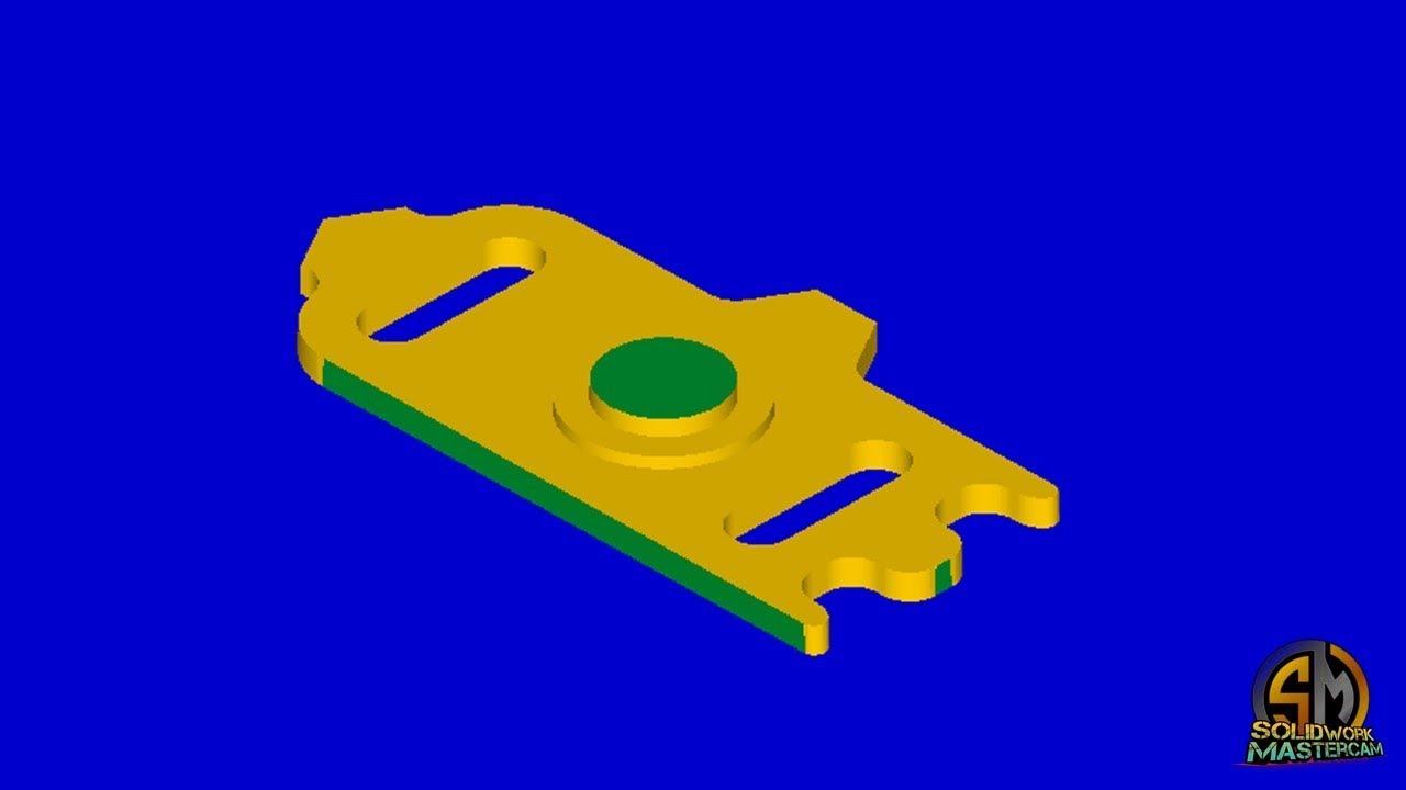 MASTERCAM X5 BASIC CNC Milling 58 - YouTube