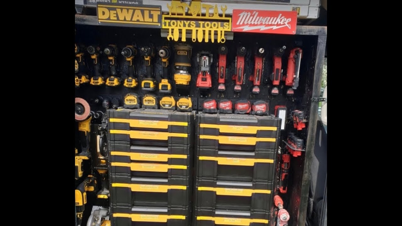 Ultimate van truck tool storage organization - YouTube