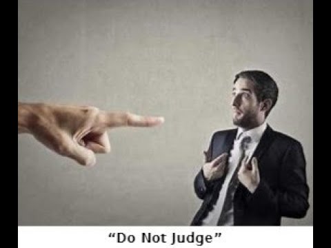 "Do Not Judge"- Pastor Don Greger - YouTube