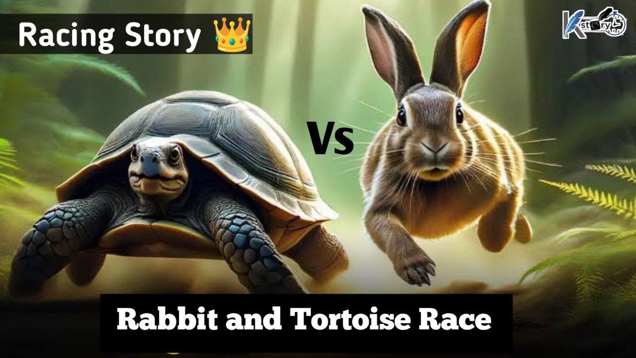 Rabbit and Tortoise Story | Bedtime Story by Kids Stories | Rabbit and ...