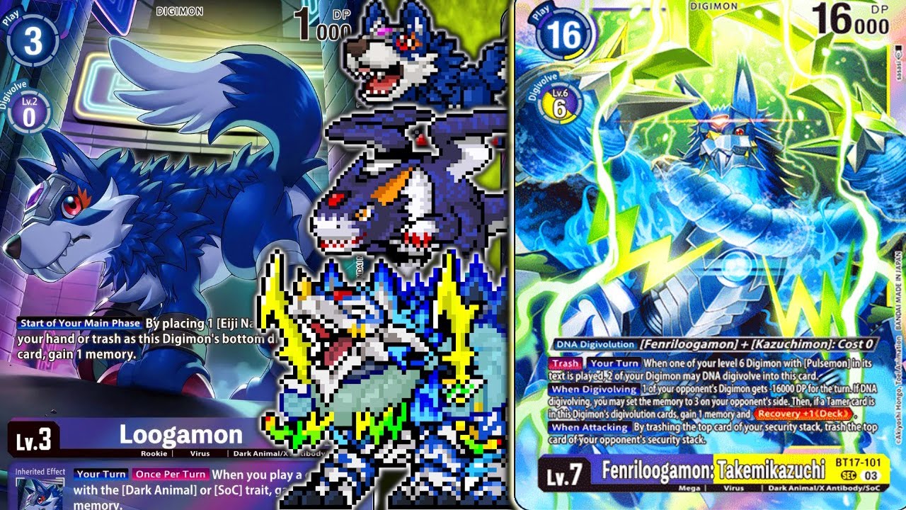 1st Place Locals Fenriloogamon Takemikazuchi Deck! | Digimon TCG Ver2.0 ...