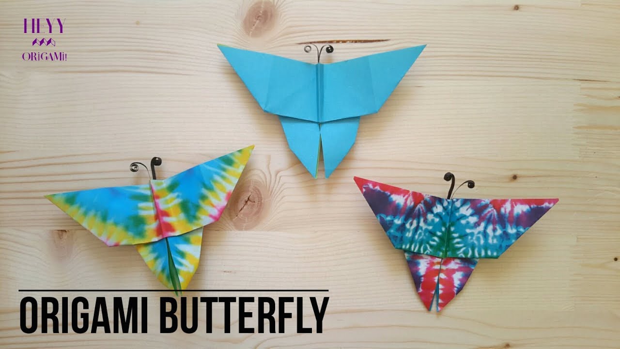 Origami Butterfly Tutorial - YouTube