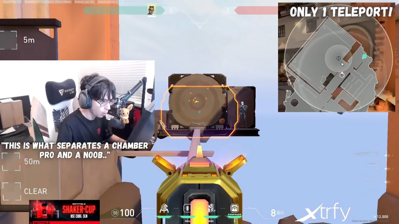 SEN TenZ Explains & TESTS *NEW* CHAMBER NERFS in RANGE - YouTube