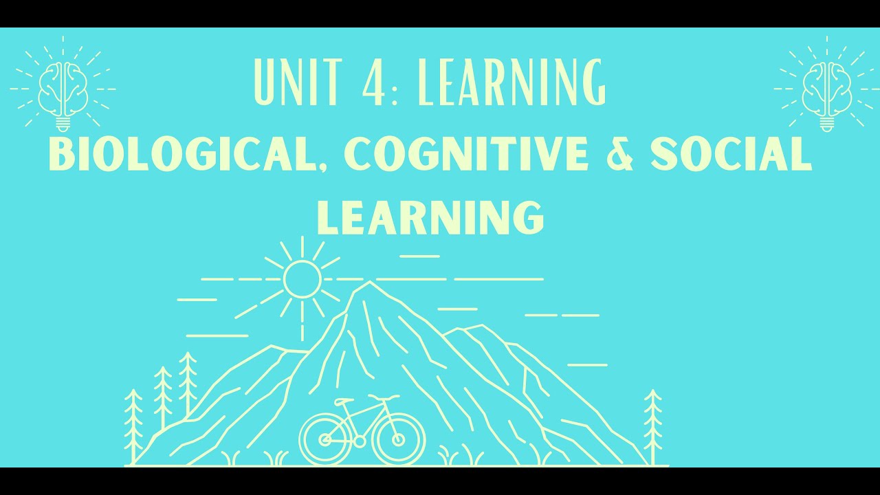 Unit 4: Biological & Cognitive Learning #5 - YouTube