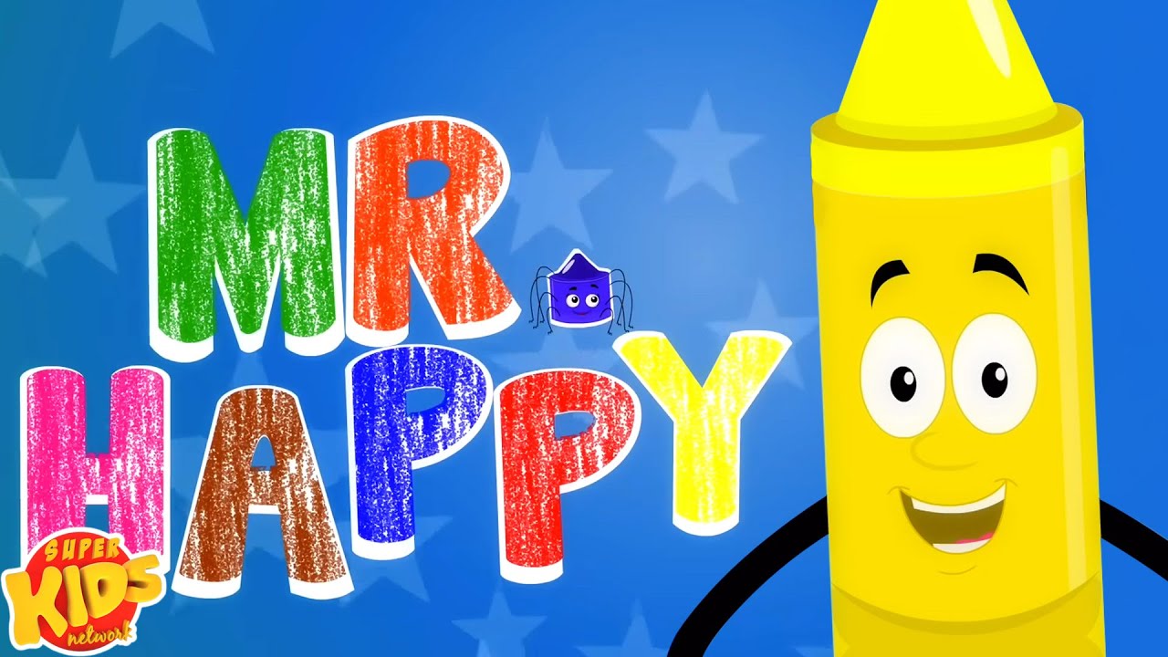 Emotions Song, Crayons Nursery Rhymes And Cartoon Videos by Super Kids ...