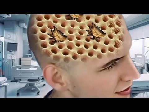 Remove Head Back Side Boy Maggot Infected - ASMR - YouTube