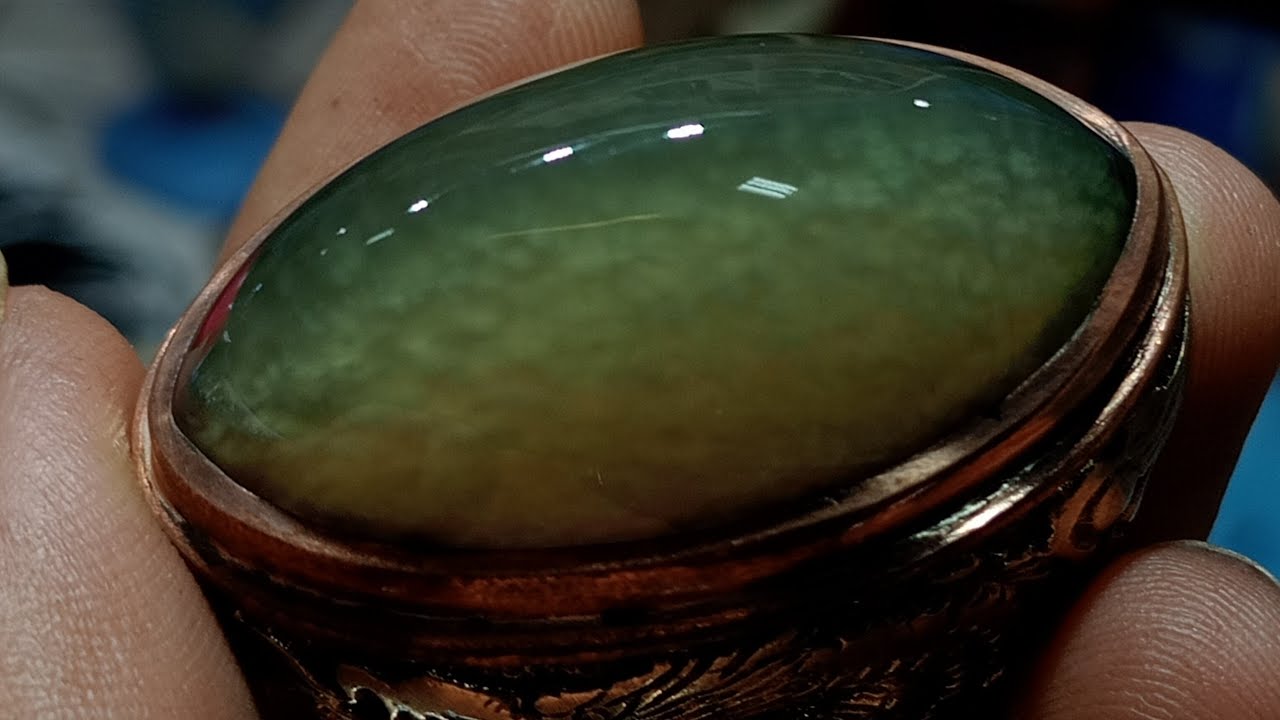 Pusat batu akik pandan lumut lawas klasik pandan merah Jamblang - YouTube