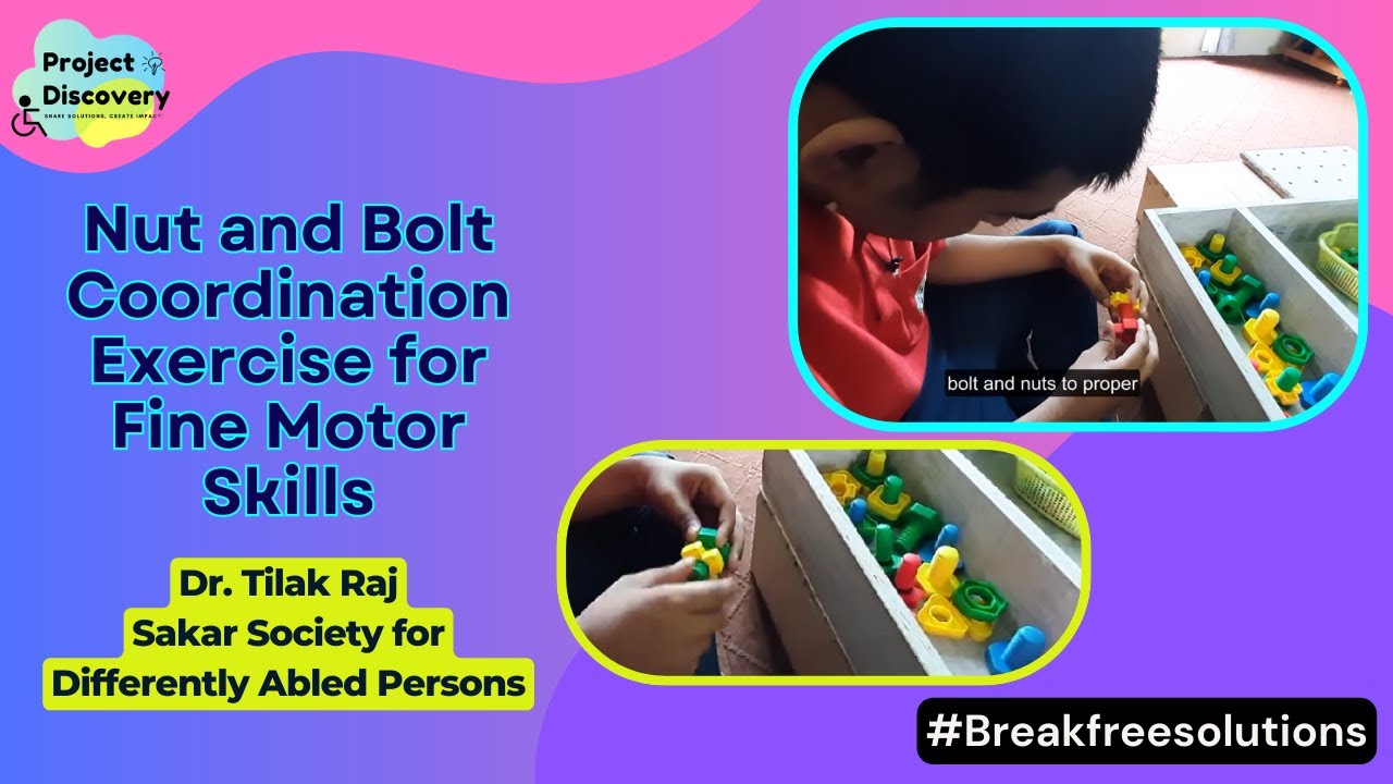 Nut and Bolt Coordination Exercise for Fine Motor Skills ...