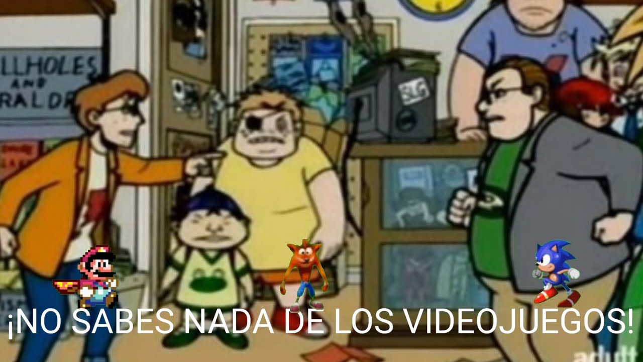 no sabes nada de los videojuegos!! #welcometoEltingville #memes - YouTube