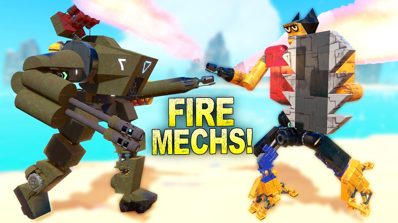 Who Can Build The Deadliest FIRE MECH! [Trailmakers] - YouTube