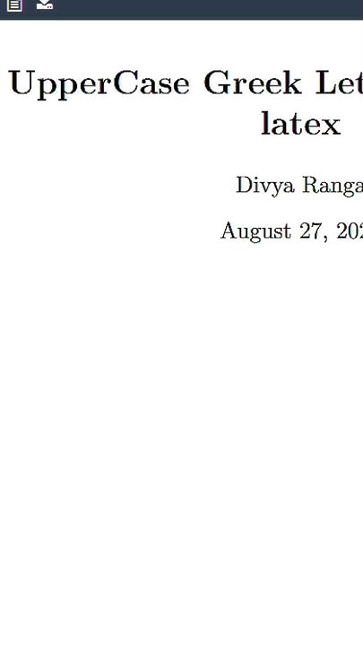 Uppercase Lambda | Uppercase Greek Letter Lambda in Latex #latex # ...