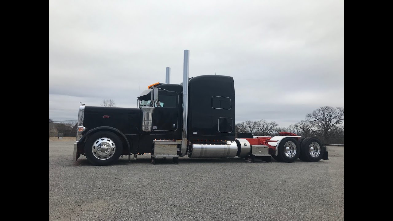 2021 Peterbilt 389 Full Custom Painted Floor Car Hauler Suspension 300 ...