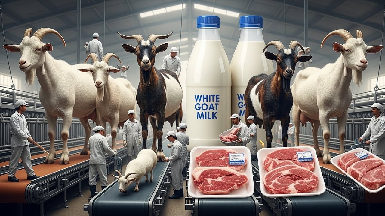 Inside Mega Goat Processing Factory– How to Breed Billions of Goats for ...