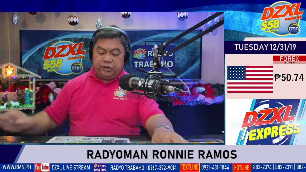 DZXL EXPRESS - 12/31/19 - 4:00 A.M - 5:00 A.M - YouTube