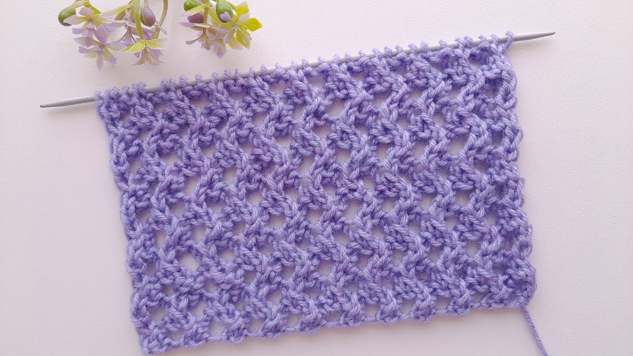 PERFECT ️ Unique Knitting Stitch! Easy and Beautiful Knitting Pattern ...