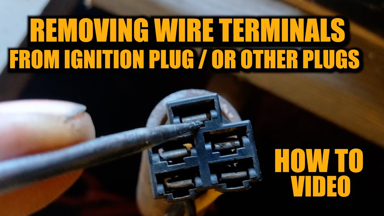 How to remove and replace wire terminals into new plug / harness - YouTube