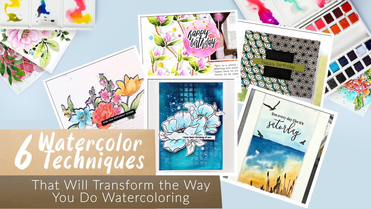 6 Watercolor Techniques That Will Transform the Way You Do Watercoloring - YouTube