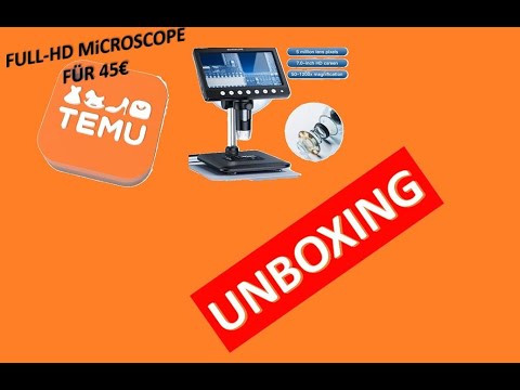 TEMU Microscope Full HD - YouTube