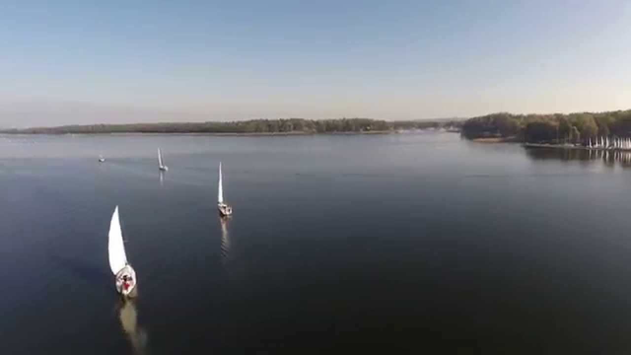 jacht SEDNA 30, jezioro Kisajno - YouTube