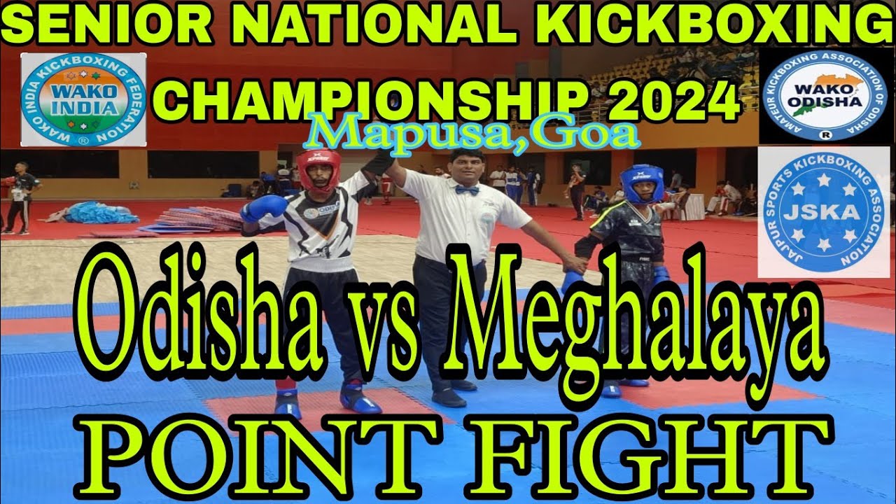 Senior National Kickboxing Championship 2024.Mapusa, Goa//Odisha vs ...
