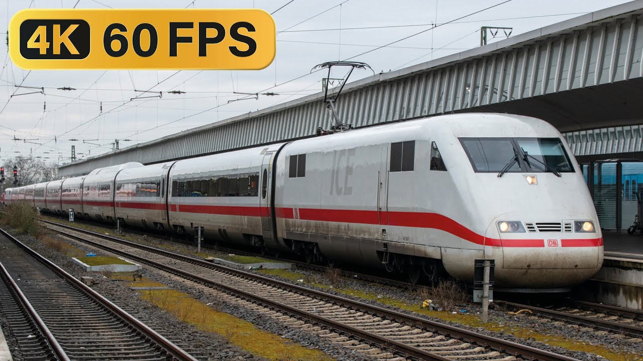 [4K] DB ICE 401 008 vertrekt uit station Münster(Westf.) Hbf! - YouTube