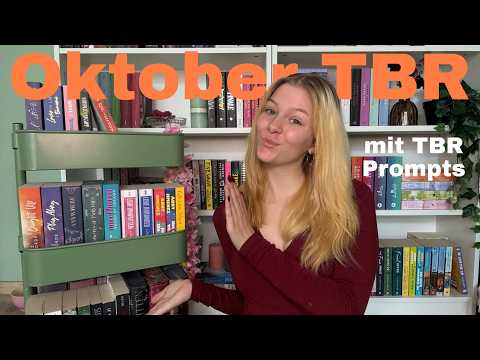 Ich ziehe meinen Oktober TBR mit TBR-Prompts aus 📚🎃