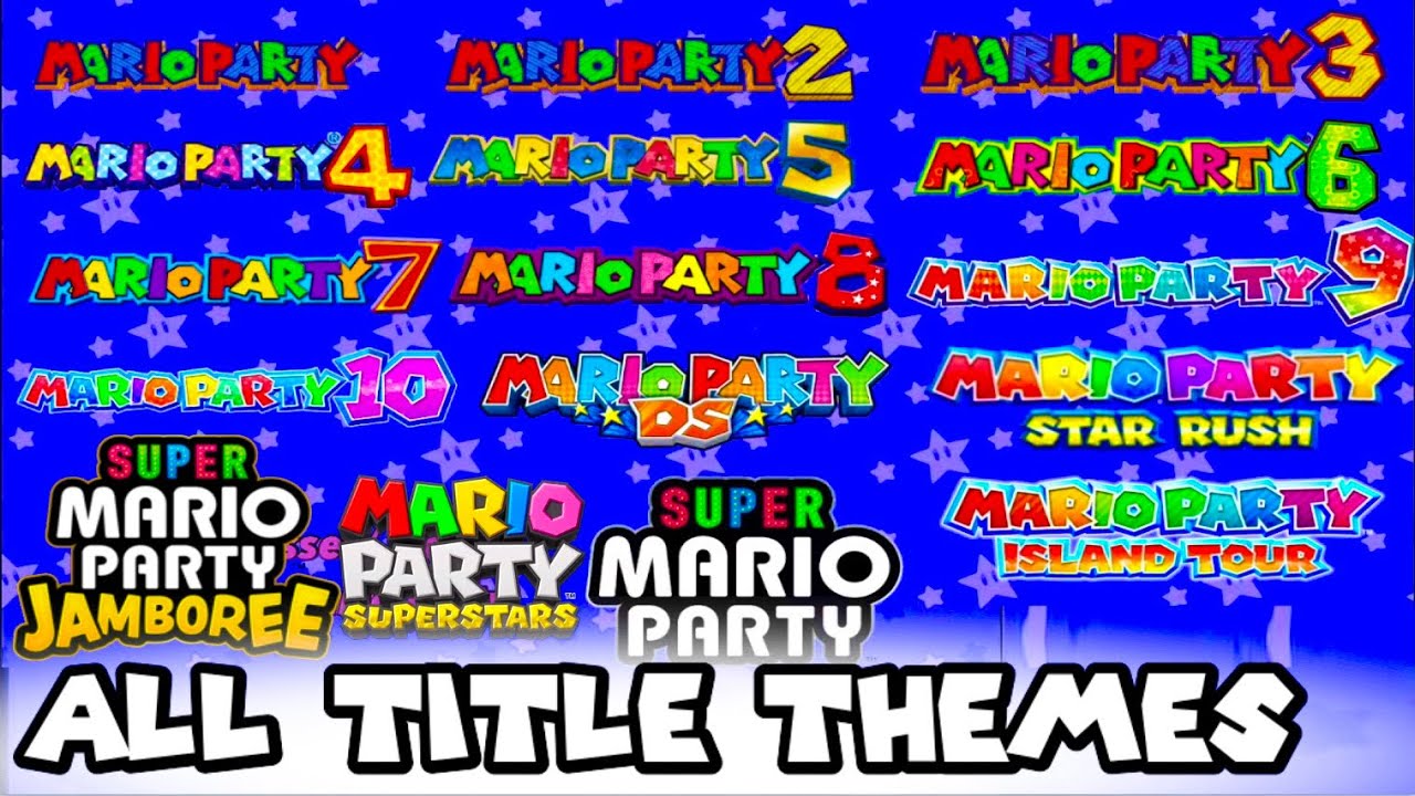 Mario Party: All Title Themes (1998 - 2024) - YouTube