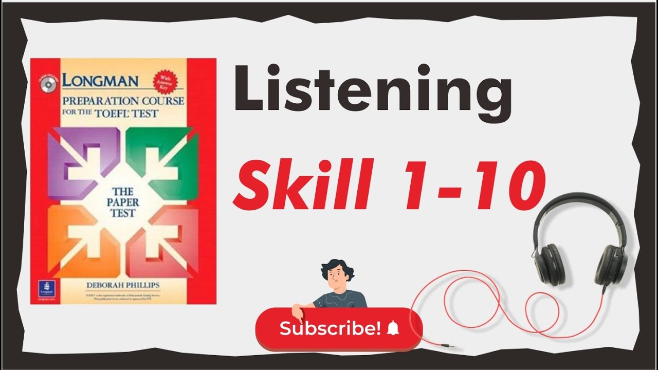 Longman TOEFL Listening Skill 1 to 10 | short conversations - YouTube