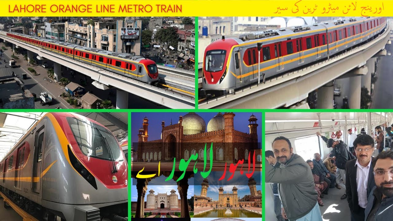 Orange Line Metro Train -- A new addition to Lahore's transportation ...