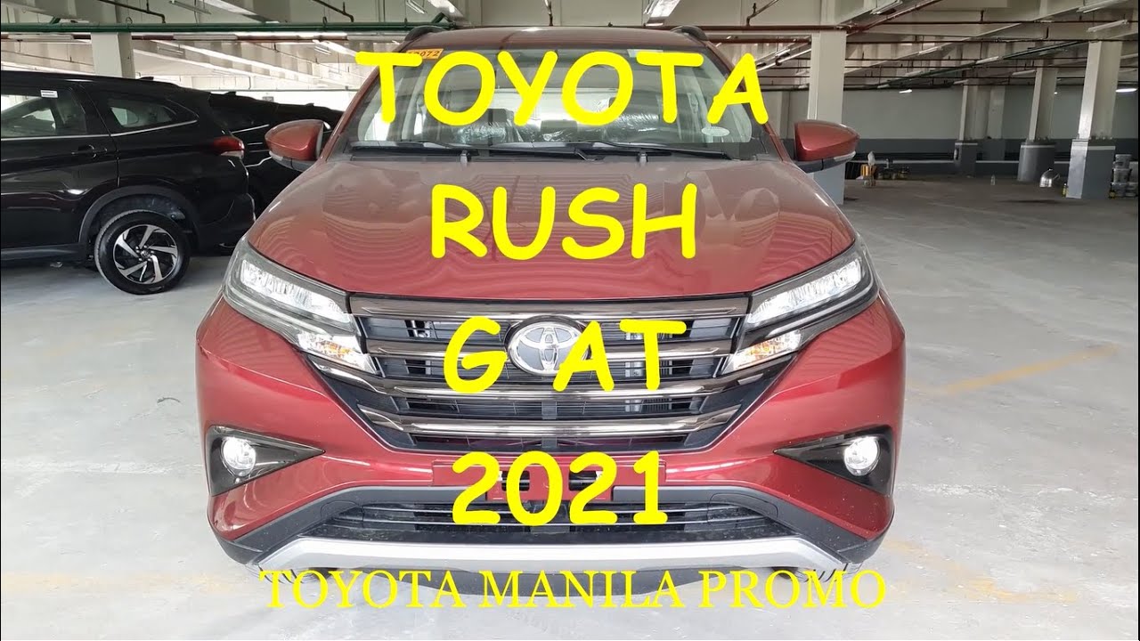 TOYOTA RUSH G AT 2021 (DARK RED MICA METALLIC) PREVIEW - YouTube
