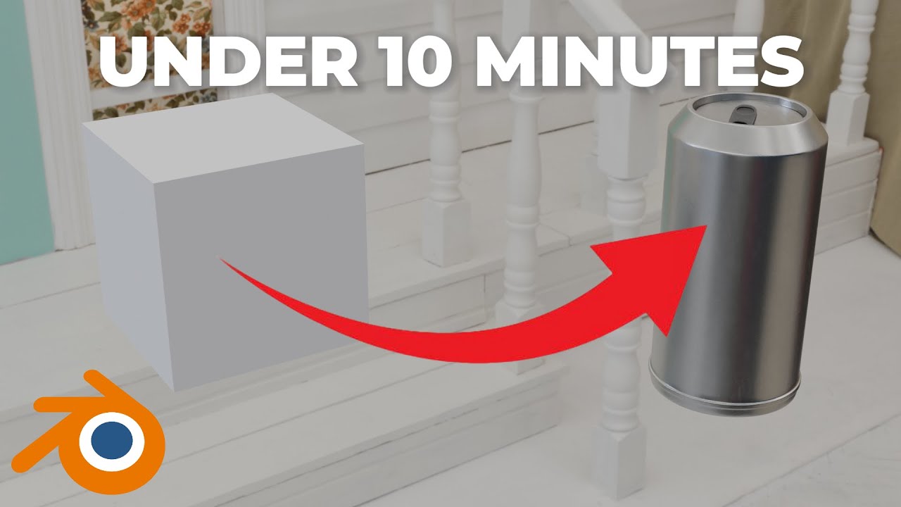 How to model a soda can In blender | 4.2 tutorial - YouTube