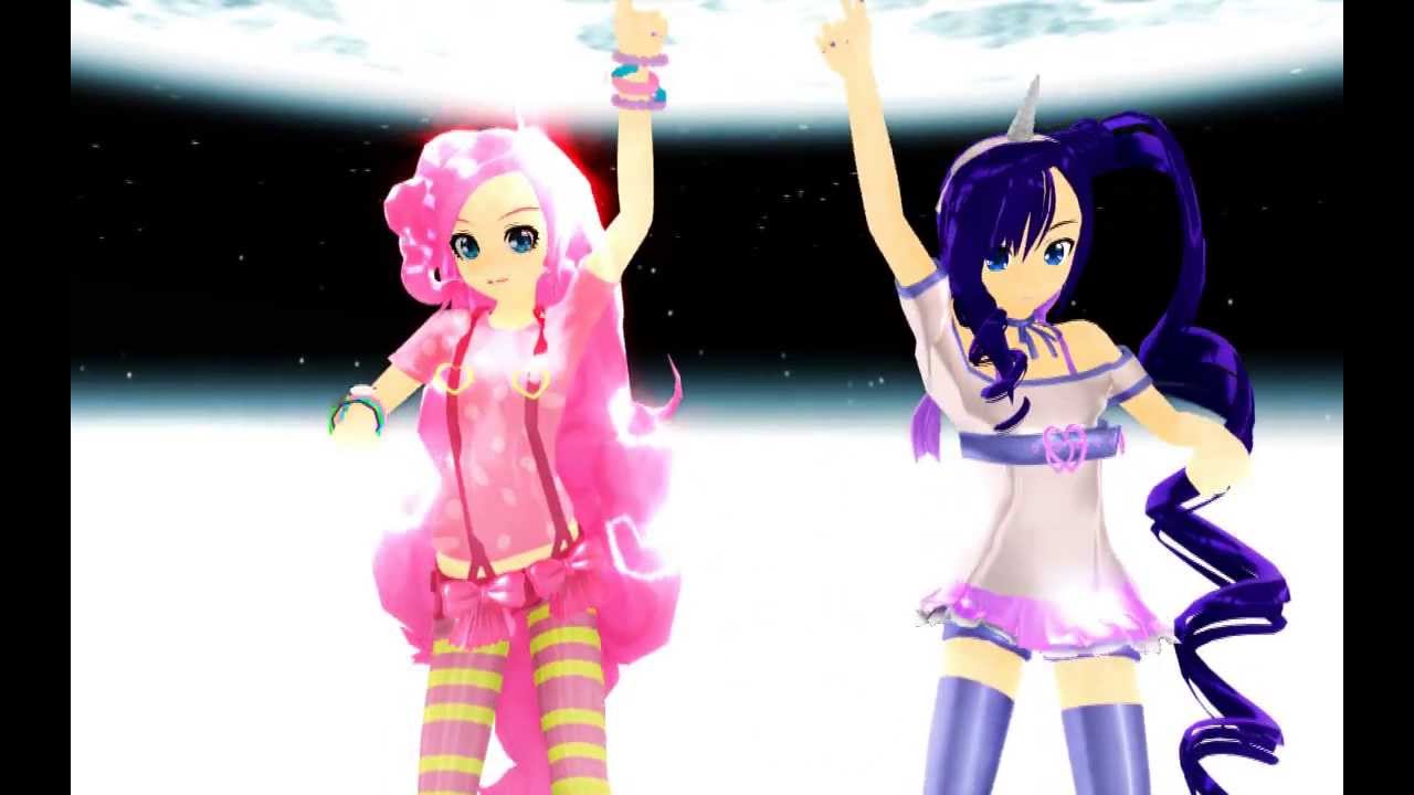 [MMD] Pinkie Pie and Rarity - Our Steady Boy - YouTube