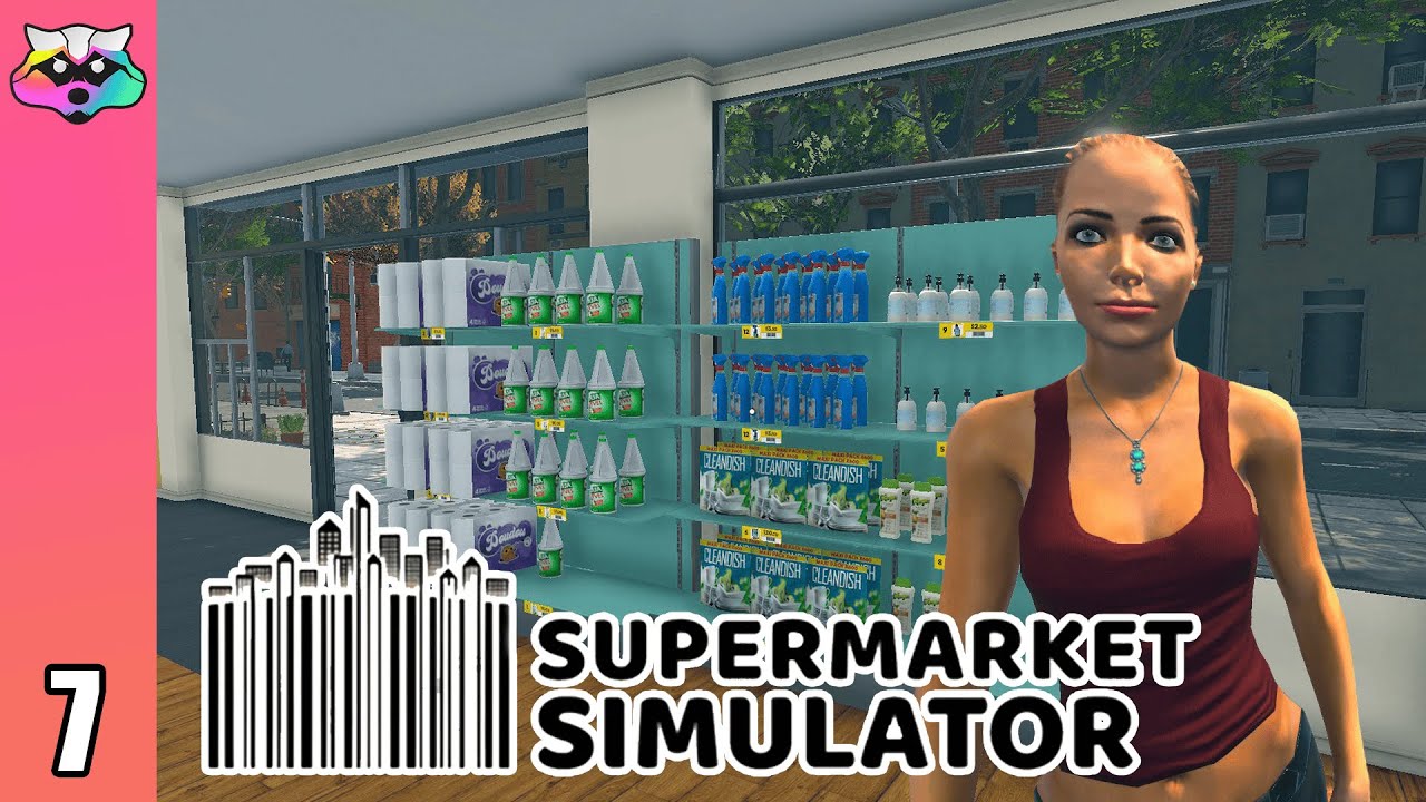 Walls, Floors and Cleaning - Supermarket Simulator- update - Letsplay ...
