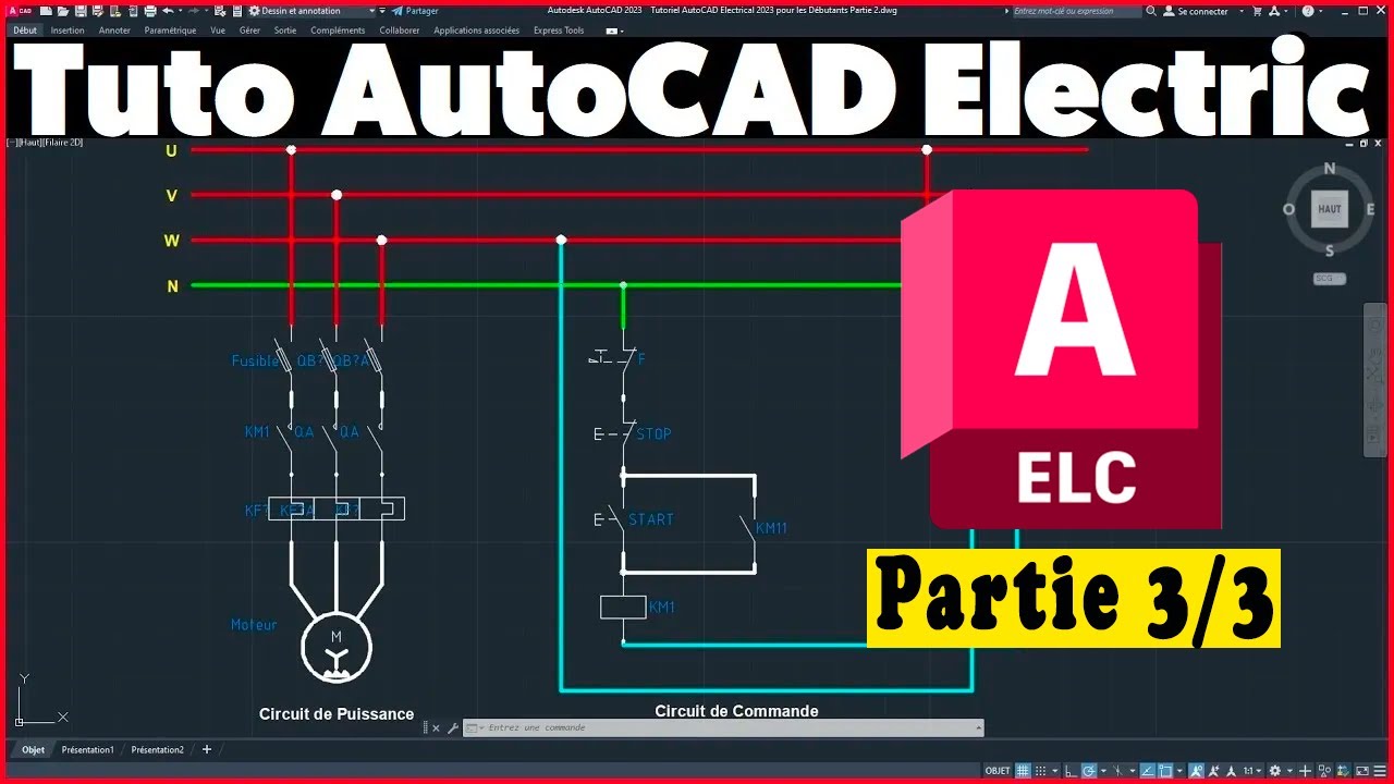 Comment Dessiner Sur AutoCAD Electrical 2023 - Partie 3/3 - YouTube