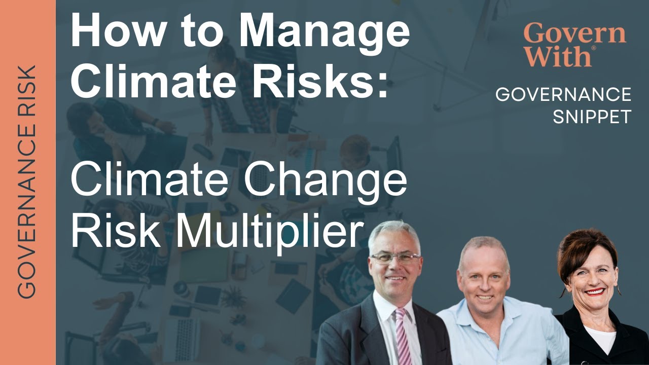 How to Manage Climate Risks: Climate Change Risk Multiplier - YouTube