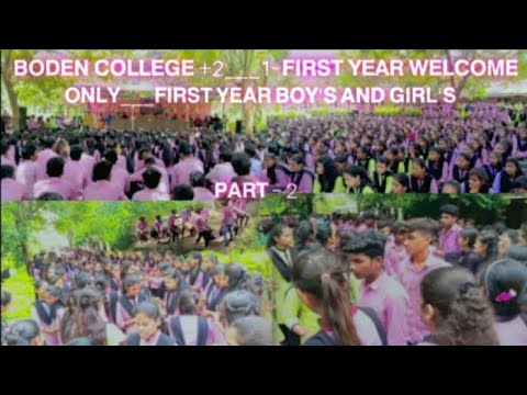 Biju pattnaik higher secondary school boden 🤩|| 1st year welcome ...