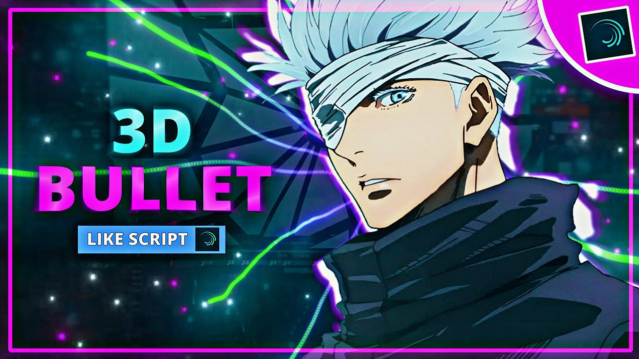 3D Bullet | Edit Like @ScriptAmv Alight Motion Tutorial (Screen Break ...