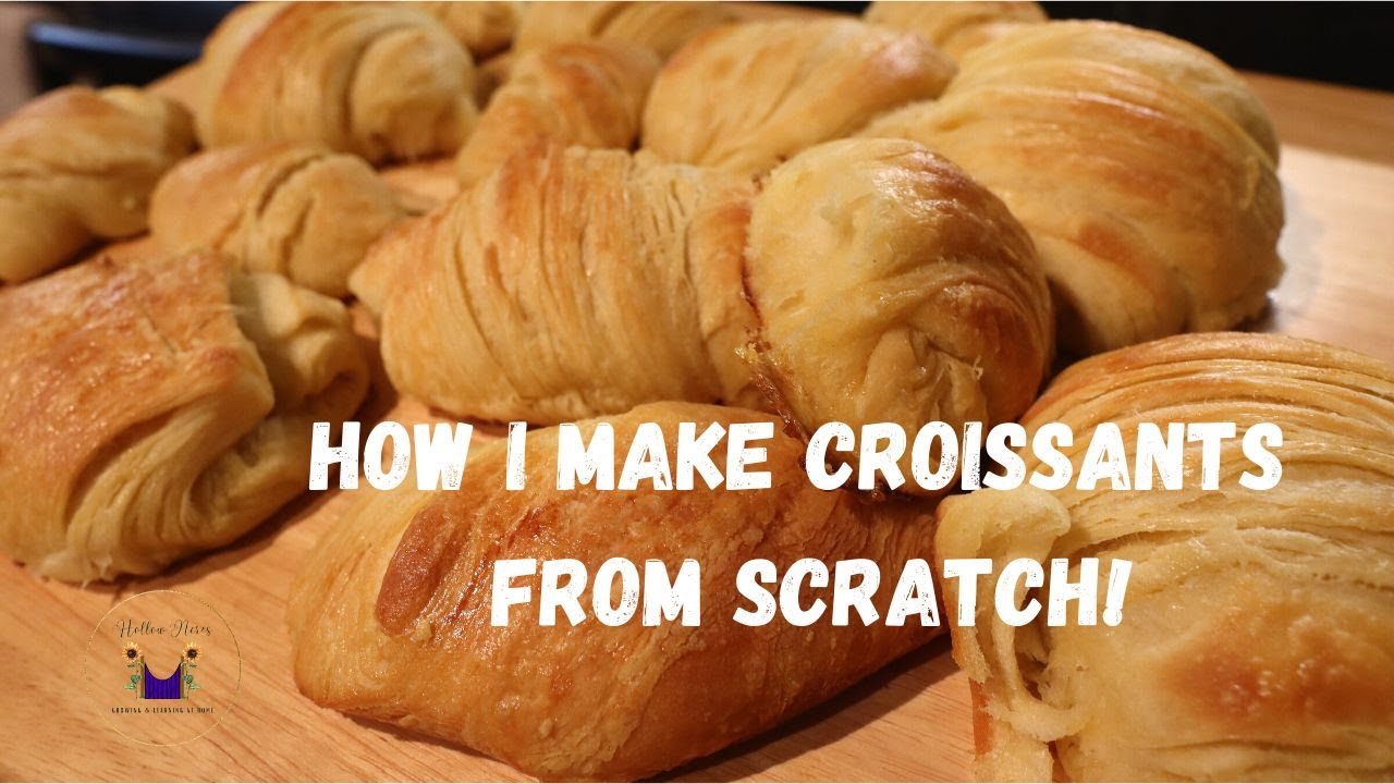 Homemade Buttery Croissants From Scratch - YouTube