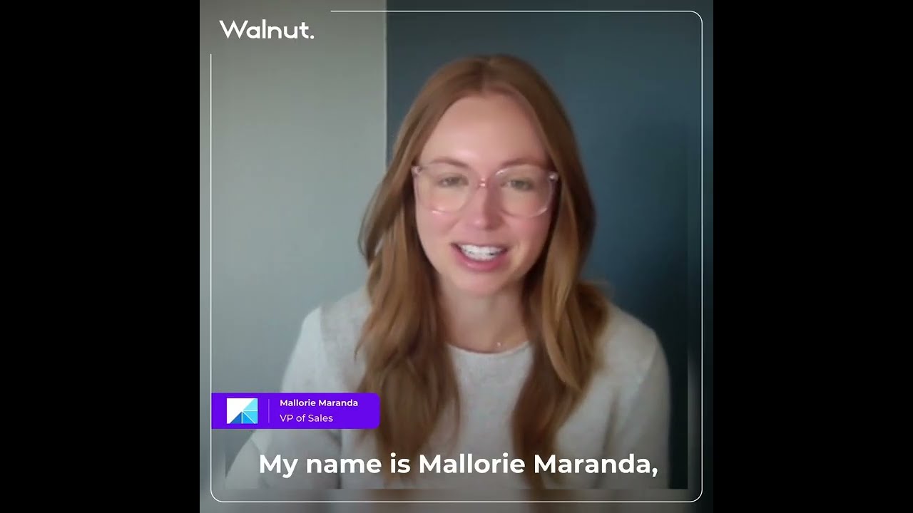 Nuts About Sales - Ep 36 - Mallorie Maranda, VP of Sales at WorkRamp | Walnut - YouTube