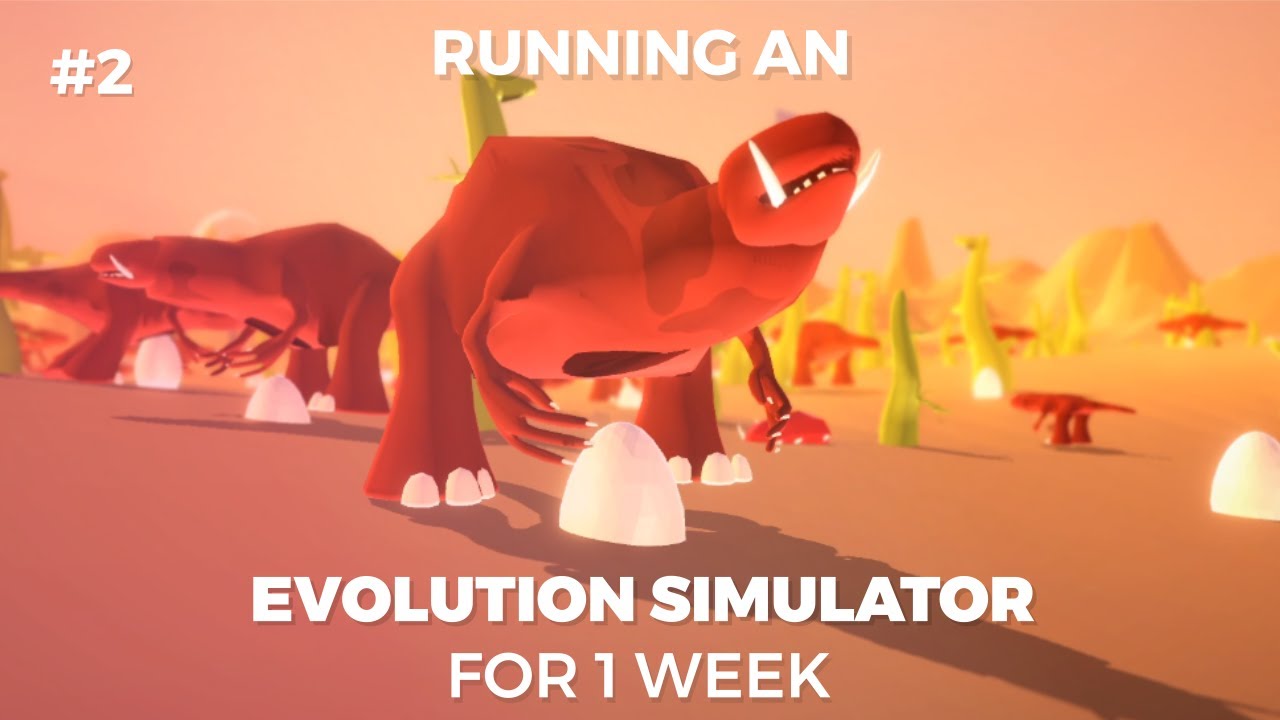 This is what happens when you run evolution sim The Sapling for 7 days ...