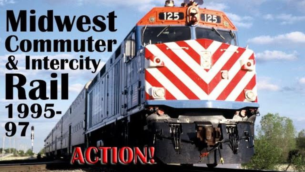 Midwest Commuter & Intercity Rail 1995-97, Metra, South Shore Line, VIA ...