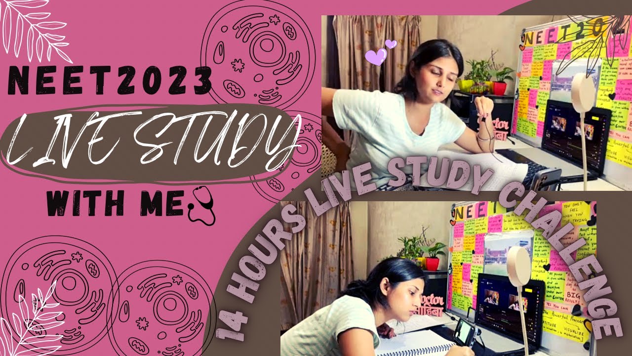 LIVE STUDY WITH ME..!!! 14 hours challenge [PRODUCTIVE STUDY SESSION| # ...