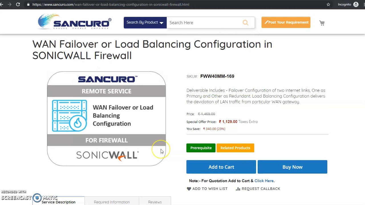 How to Purchase Wan Failover or Load Balancing Configuration for ...
